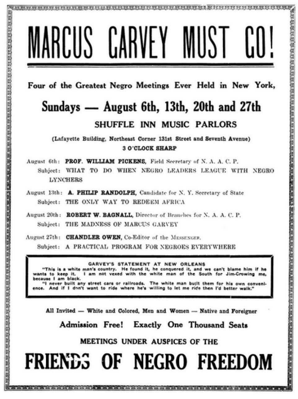 Marcus Garvey and the UNIA - Making Freedom